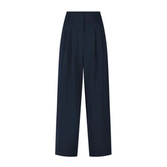 Raffaello Rossi Femme, Pantalons, Bleu, Taille: 44 FR Mayla Wide Pantalons