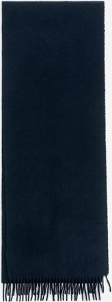 Arket Écharpe en maille - Bleu marine