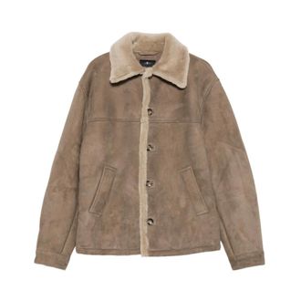 7 For All Mankind Lederjacke - - Jackets - Herren - Beige - L