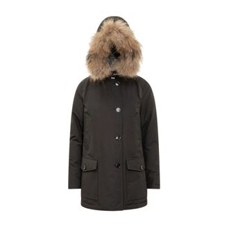 Woolrich Arctic Detachable Fur Parka - - Jackets - Damen - Schwarzk - XS