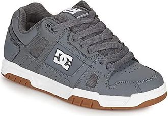 DC Stag - Chaussures en Cuir - Homme - Gris