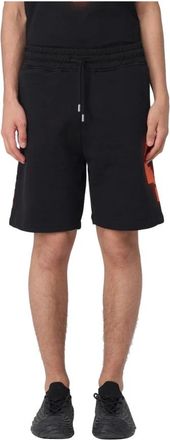 Marcelo Burlon Homme, Shorts, Noir, Taille: S Sporty Shorts