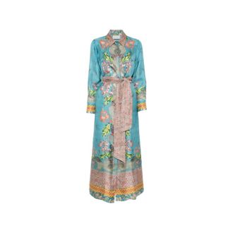 Pierre-Louis Mascia Femme, Robes, Multicolore, Taille: 40 FR Aloe Shirt Dress