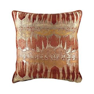 furn. Evans Lichfield Inca Kissenbezug, Samt, Terracotta, 56 x 56 cm (Pack of 1)
