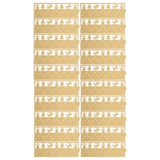 Artibetter 50 St&uuml;ck Weihnachts Lampenschirme aus Papier mit Schneeflocken Muster Leichter Rei&szlig;fester Weihnachtspapier Lampenschirm f&uuml;r Party und Festtagsdeko zu 