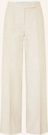 Max Mara Marlenehose Ginnico Aus Leinen braun