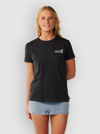 Rip Curl Beach Days Standard T-Shirt washed black