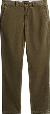 Tommy Hilfiger Herren Chino Hose Denton Corduroy Straight Fit, Gr&uuml;n (Battle Green), 40W/30L