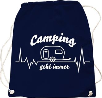 Spass Kostet Rucksack Tasche Beutel Camping Camper Motiv lustige sprüche Wohnwagen Baumwolle