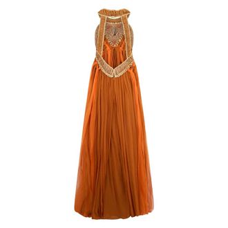 Alberta Ferretti Damen, Kleider, Orange, MGr&ouml;&szlig;e