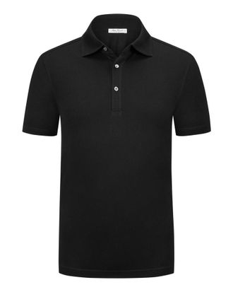Stefan Brandt Glattes Jersey-Poloshirt in Bio Urpima-Qualit&auml;t in