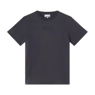 Ganni Essentials Tee - - Tops - Herren - Schwarzk - S
