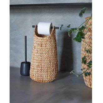 House Doctor Panier haut naturel pour papier toilette et vos pi&egrave;ces deau