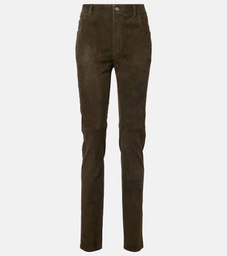 Chloé Chloé Pantalon slim en daim