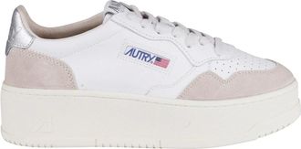 Autry Femme, Chaussures, Beige, Taille: 40 EU Platform Low Medalist