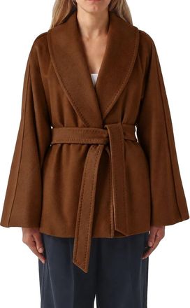 Max Mara Virgin Wool Jacket - Brown