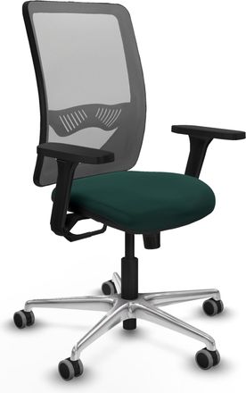 Piqueras y Crespo Schreibtischstuhl mit Armlehnen Zulema, h&ouml;henverstellbare Lendenwirbelst&uuml;tze, ausgestattet mit 3 Positionen und Schneidschaum. Mit Rollen von 65 mm, P