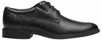 Clarks Unisex Steadwell Lace Shoes, Black Leather, 45 EU
