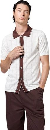 Alpha Studio Homme, Chemises, Blanc, Taille: XL Camicia In Maglia