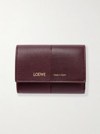 Loewe Portefeuille En Cuir - Bordeaux