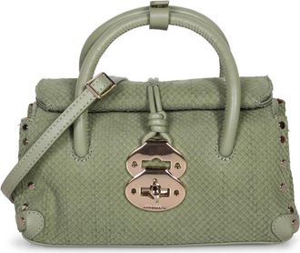 Zanellato Femme, Sacs, Vert, Taille: ONE Size Postina Handbag