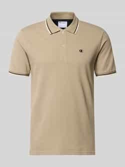 Champion Slim Fit Poloshirt mit Label-Stitching