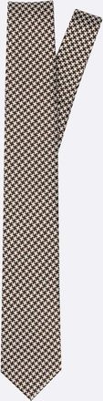 van Laack Krawatte mit Hahnentritt Struktur