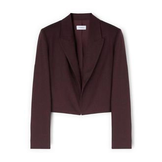 Motivi Kurze Jacke aus Leinenmischung - - Jackets - Damen - Rot - S