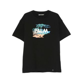 Palm Angels Herren, Oberteile, Schwarzk, LGr&ouml;&szlig;e