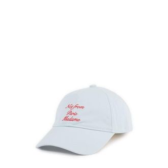 Dr&ocirc;le de Monsieur Casquette Slogan Calligraphy en coton