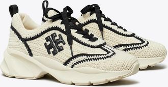Tory Burch Damen Good Luck Sneaker in H&auml;keloptik