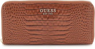 Guess SWCZ8500146COG LAUREL SLG LARGE ZIP AROUND Women COGNAC Size One Size