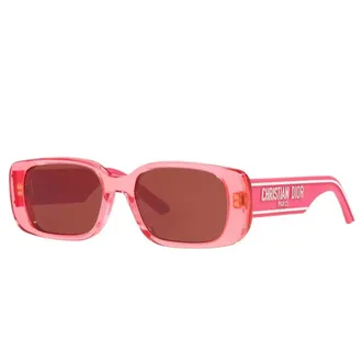 Dior unisex, Accessoires, Rose, Taille: 53 MM Lunettes de soleil Wildior en fuchsia et bordeaux