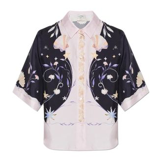 Forte_Forte Seidenhemd - - Blouses & Shirts - Damen - Schwarzk - L