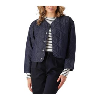 Moss Copenhagen Damen, Jacken, Blau, M/LGr&ouml;&szlig;e