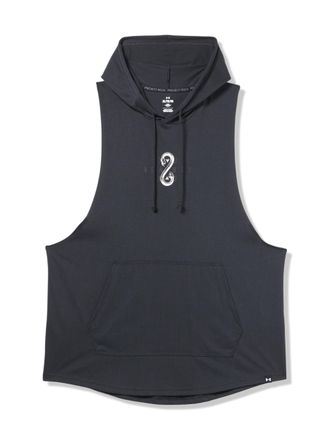 Under Armour Project Rock Snake Herren-Kapuzenpullover, &auml;rmellos, (001) Black / White Clay / White, XX-Large