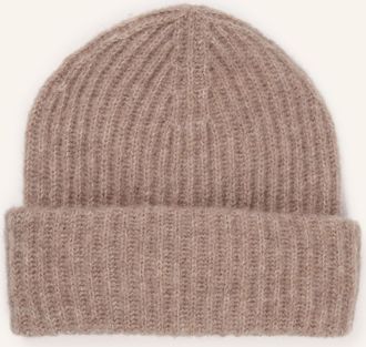 Roberto Collina Roberto Collina M&uuml;tze Mit Cashmere beige