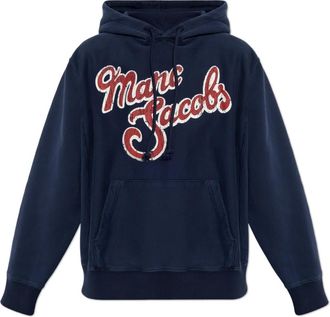 Marc Jacobs Femme, Sweatshirts et sweats &agrave; capuche, Bleu, Taille: 42 FR Sweat &agrave; capuche