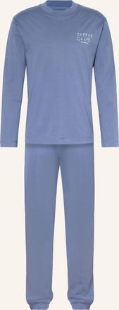 Schiesser Schlafanzug blau