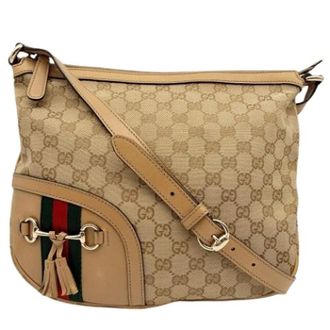 Gucci Sac port&eacute; &eacute;paule Pre-owned - Femme - Pre-owned - Beige - Taille: ONE Size