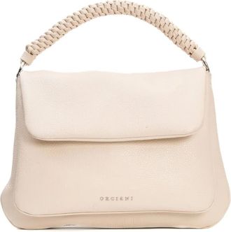 Orciani Hobo Bags - Diana L Leather Crossbody Bag - Gr. unisize - in Beige - für Damen