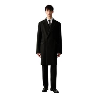 Versace Jeans Couture Einknopfmantel - - Coats - Herren - Schwarzk - XL