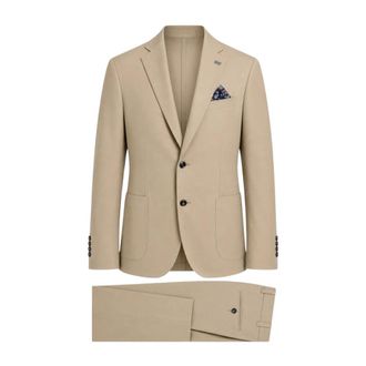 Bob Single Breasted Suits - - Suits - Herren - Beige - S