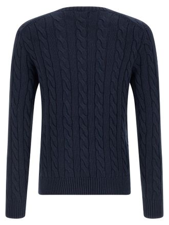 Polo Ralph Lauren Cable-Knit Cotton Sweater - Navy