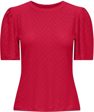 Jacqueline de Yong JdY Damen Jdycarla Cathinka S/S Top JRS Noos, Ski Patrol, Large