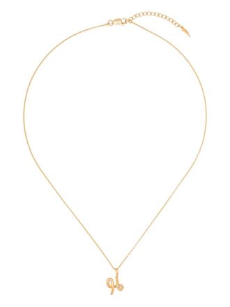 Missoma collier &agrave; pendentif molten initial - Or