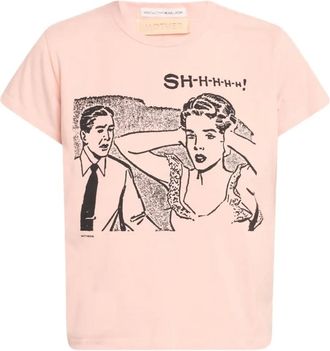 Mother T-Shirt mit Print - Rosa