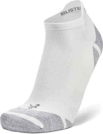 Balega Blister Resist Light No Show Chaussettes, Blanc, M (Lot de 2) Femme