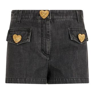 Moschino Damen, Shorts, Schwarzk, SGr&ouml;&szlig;e