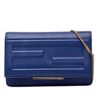 Fendi Pre-owned Cuir petite-maroquinerie - Femme - Pre-owned - Bleu - Taille: ONE Size